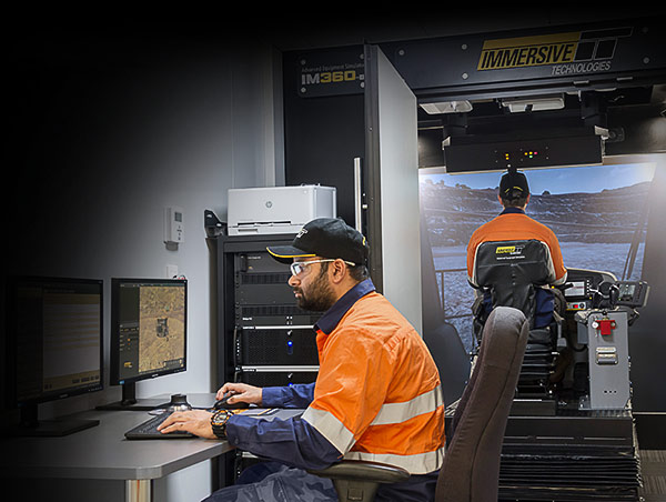 Immersive Technologies - Simulators for Caterpillar machines