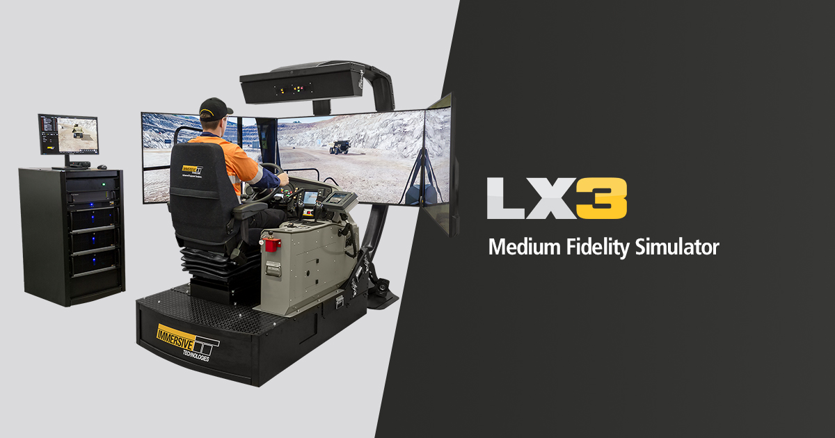 Immersive Technologies - LX3 Medium Fidelity Training Simulator for ...