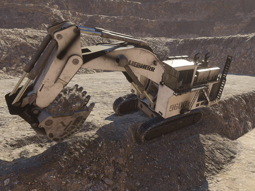 Immersive Technologies - Liebherr R9600 Diesel Excavator Training ...
