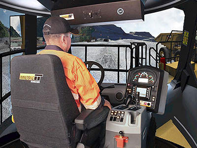 Immersive Technologies - Simulator for Cat 795F-AC Haul Trucks