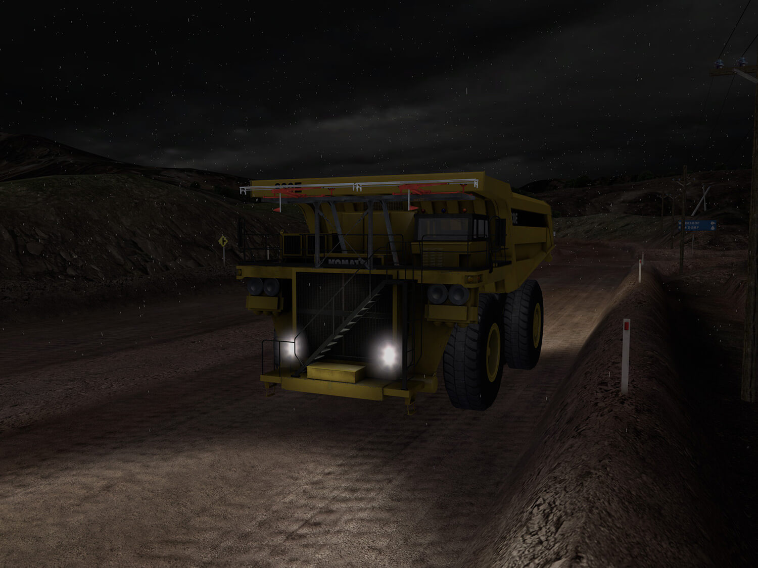 Immersive Technologies - Komatsu 830E-5T Haul Truck with Trolley Assist Training Simulators
