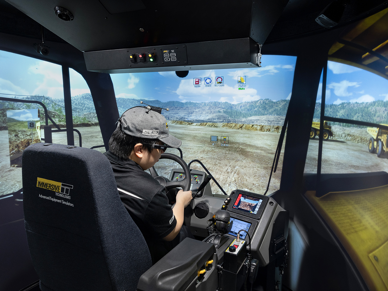 Immersive Technologies - Simulator for Cat 777, 777G (Next Generation Cabin) Haul Truck