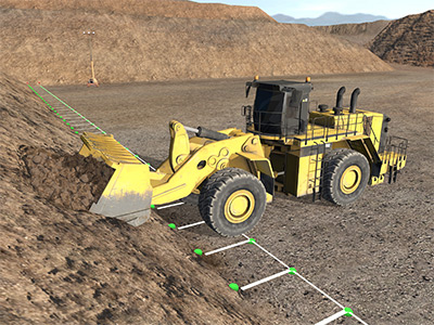 Immersive Technologies - Simulator for Cat 992 Wheel Loader (Dual Lever Hydraulic Control)